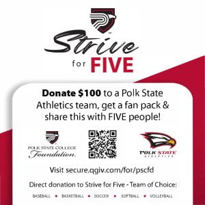 Strive for Five: Polk State Volleyball's Fundraising Initiative - Polk State College Foundation